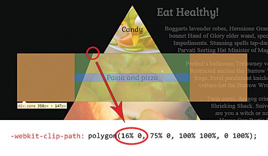 How to create a pyramid layout with CSS Shapes | Creative Bloq