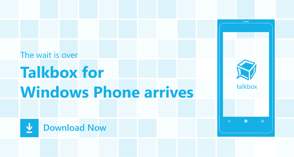 TalkBox on Windows Phone finally comes to the Marketplace | Windows Central