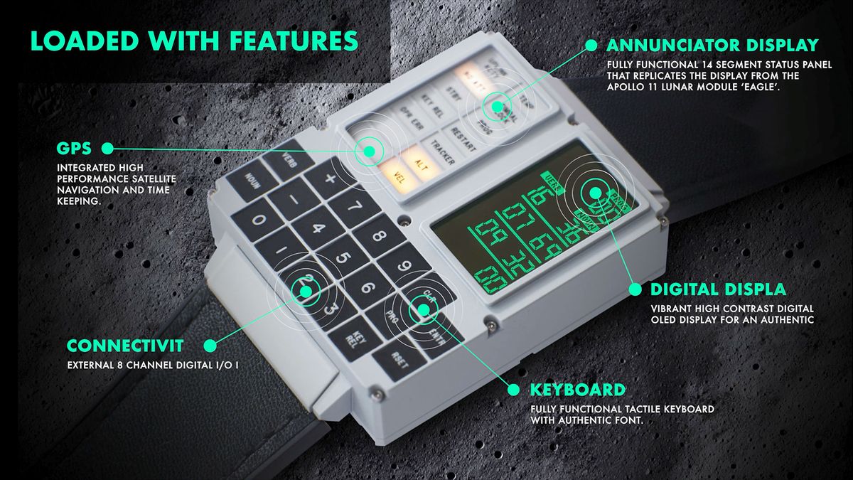 You can now wear an Apollo Guidance Computer keypad as a wristwatch | Space