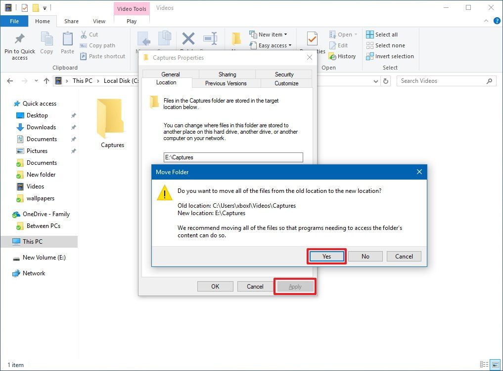 How to change Windows 10's Game DVR Captures folder location | Windows Central