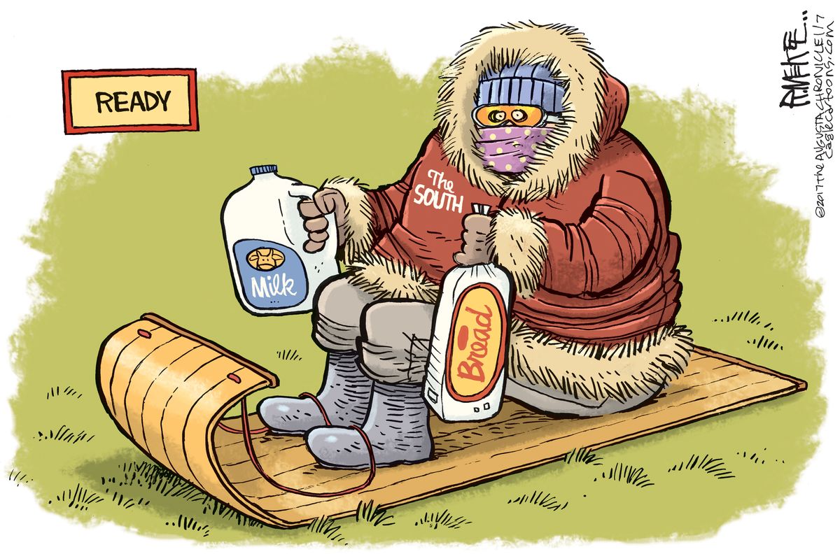 Editorial cartoon U.S. Southern weather | The Week