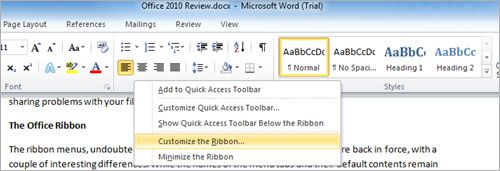 Microsoft Office 2010 Review | Laptop Mag