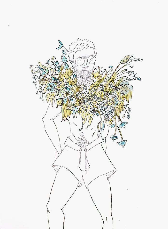 Orlebar Brown collaborates with florist Phil John Perry | Wallpaper