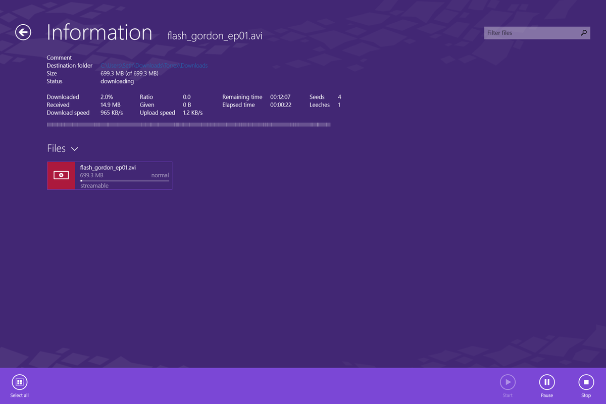 Torrex Surface Edition takes torrents to your tablet | Windows Central
