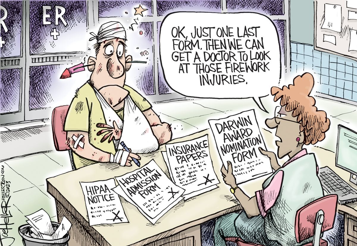 Healthcare paperwork | The Week