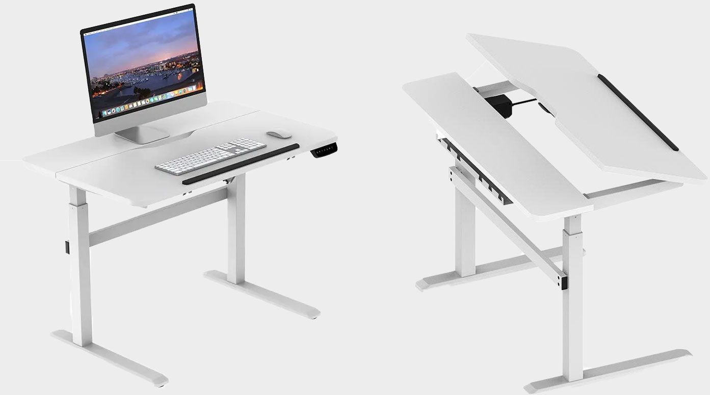 Get off your butt and buy this motorized standing desk for $260 | PC Gamer