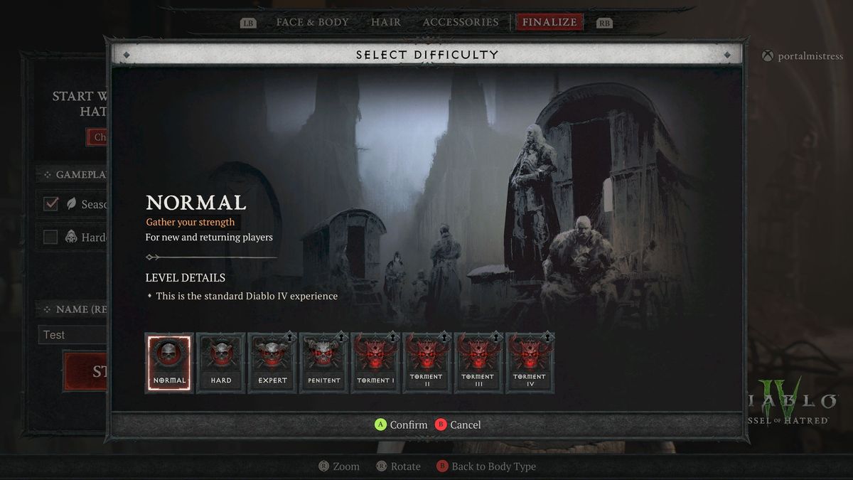 What difficulty should I play in Diablo 4? Normal, Hard, Expert, Penitent, and Torment ...