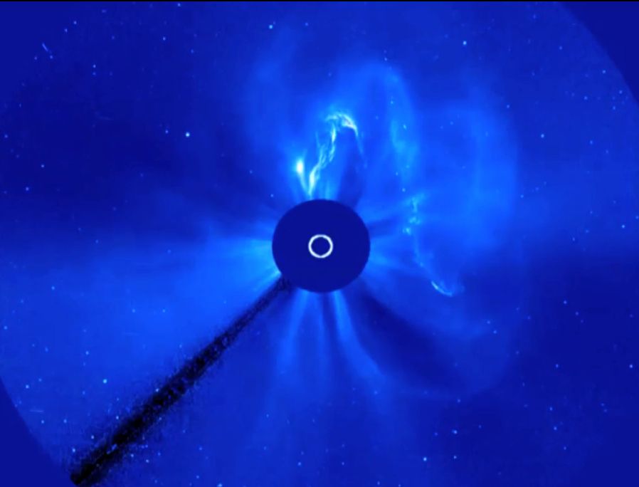 Solar Fallout from Sun Eruption Crashes Into Earth (Video) | Space