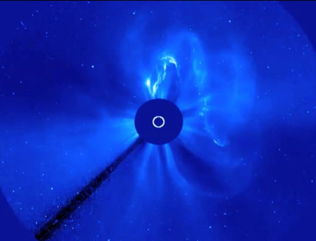 Solar Fallout from Sun Eruption Crashes Into Earth (Video) | Space