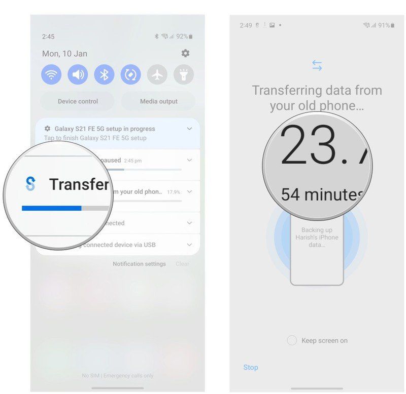 How to transfer your WhatsApp chat history from an iPhone to Android ...