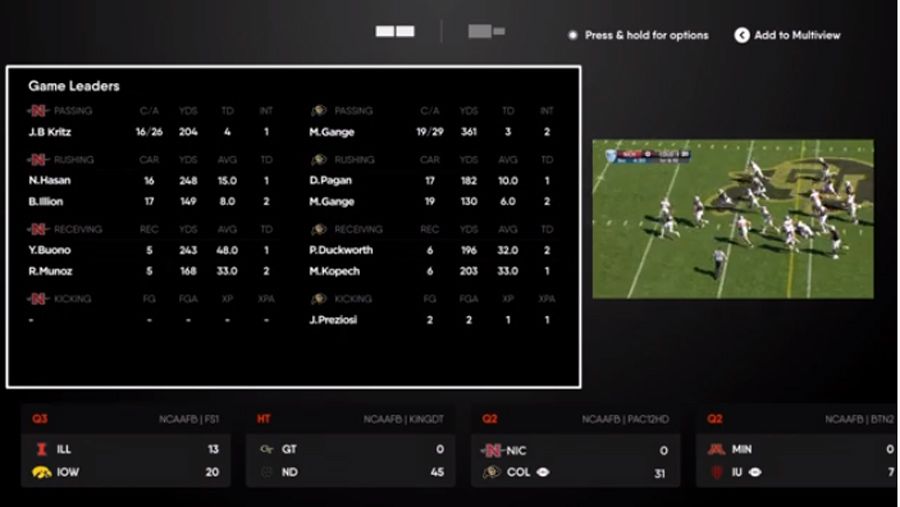 Fubo Integrates FanView For Multiview Users on Apple TV | Next TV