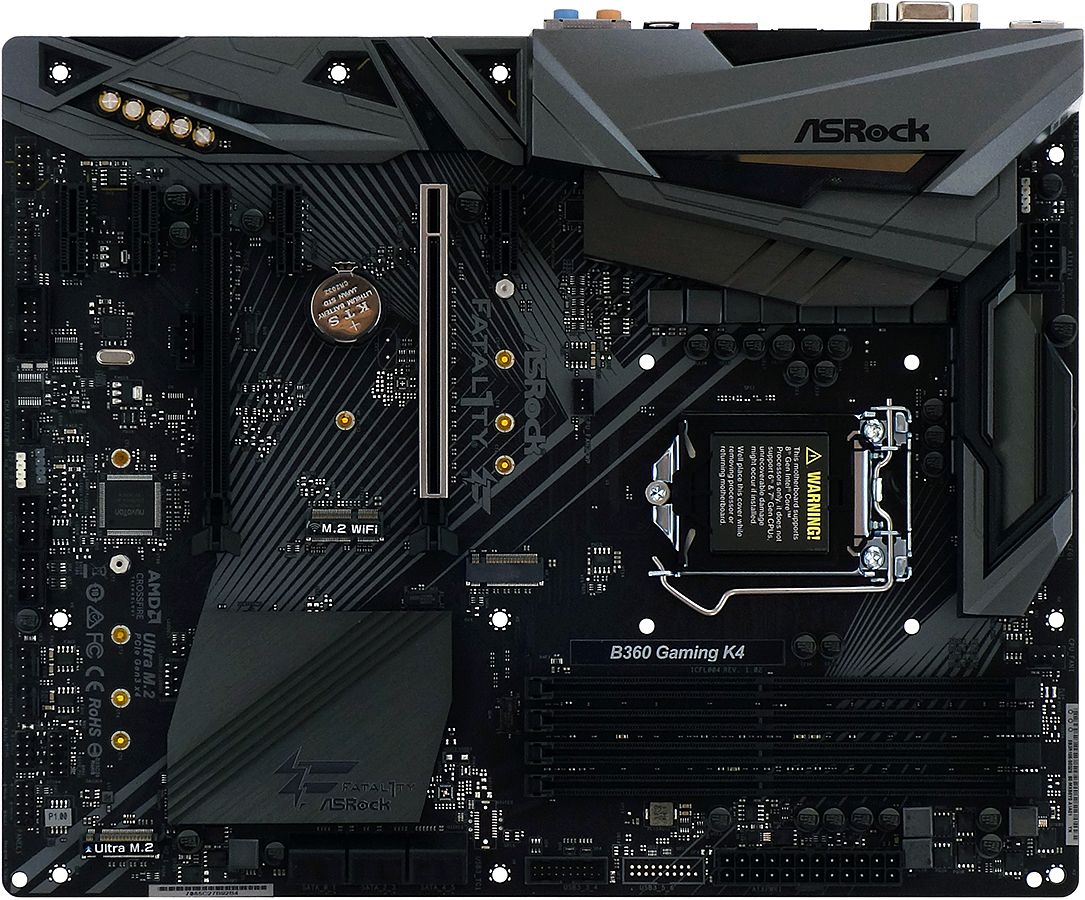 ASRock Fatal1ty B360 Gaming K4 ATX Motherboard Review: Stepping Down ...