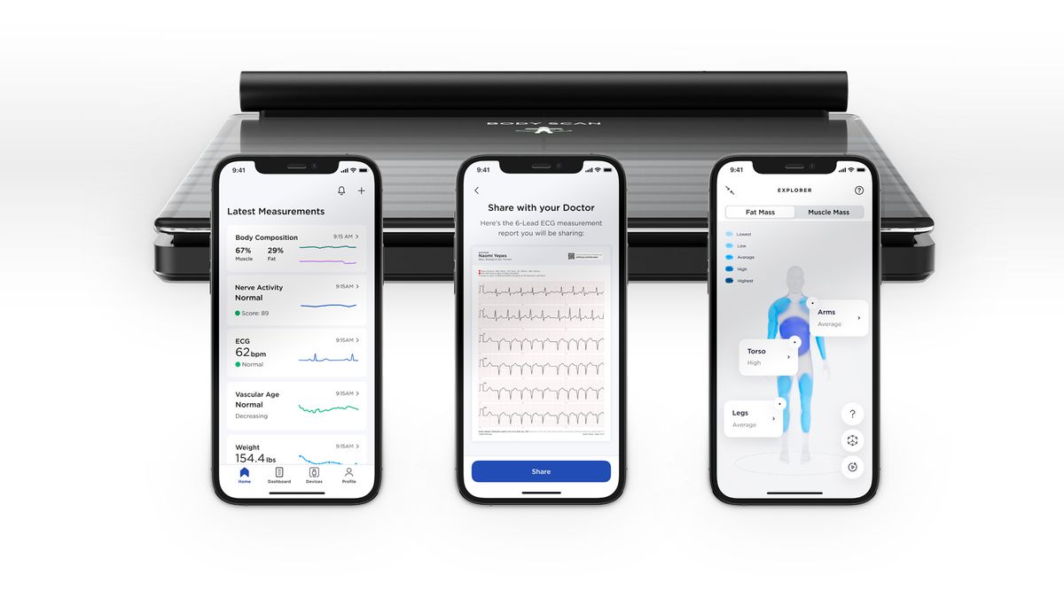Withings Body Scan scale adds a sensor bar and goes way beyond weight ...