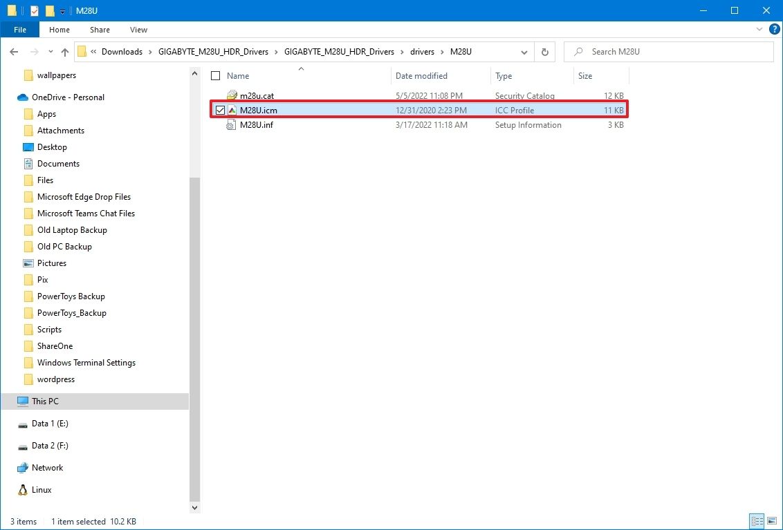 How to find the correct monitor color profile on Windows 10 | Windows ...