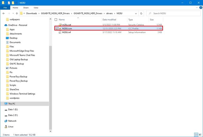 How to find the correct monitor color profile on Windows 10 | Windows ...