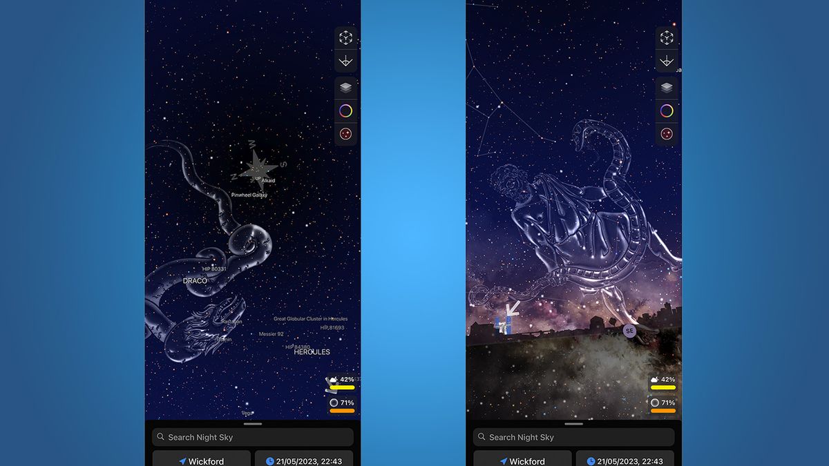 Night Sky stargazing app review | Space