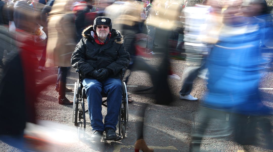 Disabled Premier League supporters: "They looked at us like they'd ...