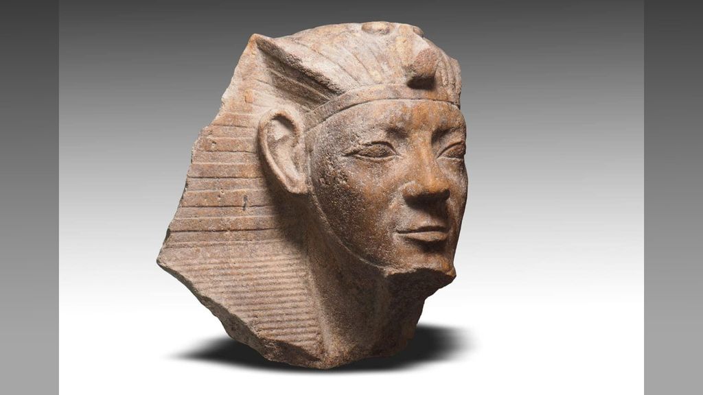 Ancient Egyptian pharaoh-sphinx statues unearthed at sun temple | Live ...