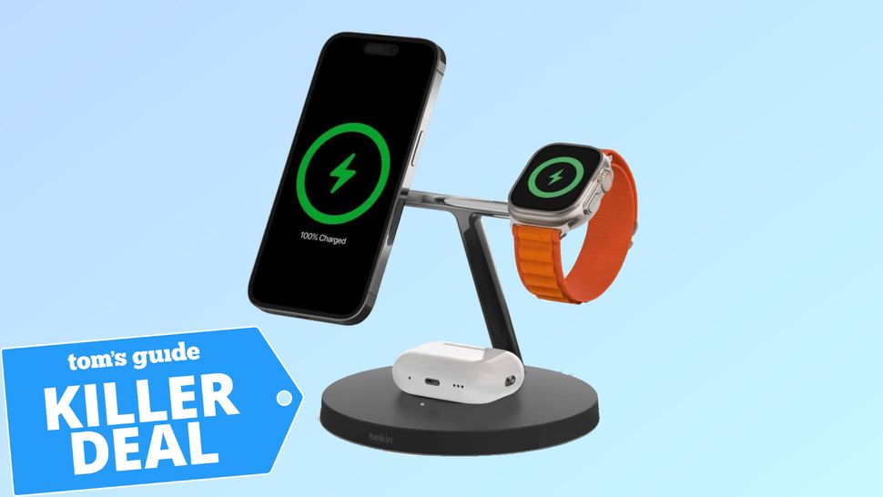 This Belkin 3-in-1 MagSafe charger is the Prime Day deal I’ve been ...