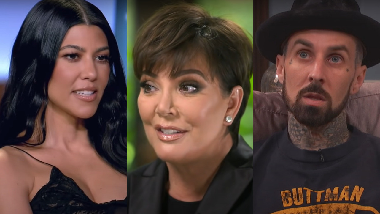 Travis Barker, Kourtney Kardashian And Kris Jenner Released A Christmas ...