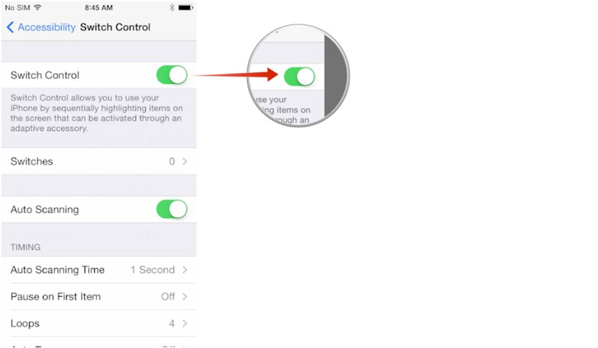 How to enable switch control for motor accessibility on iPhone or iPad ...