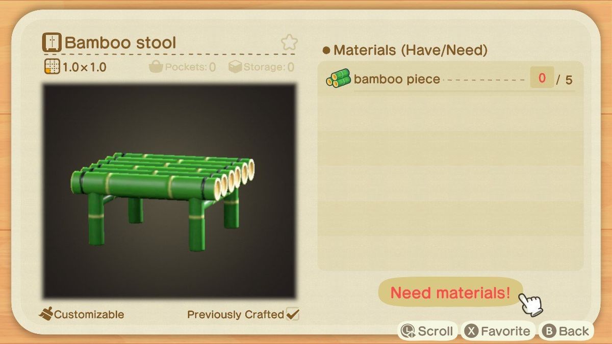 Animal Crossing: New Horizons — All Bamboo recipes | iMore