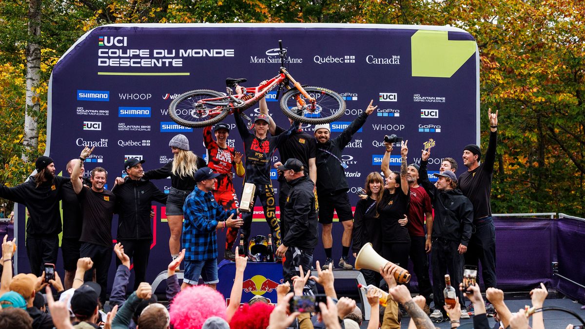 The latest version of Santa Cruz's legendary V10 downhill bike has an ...