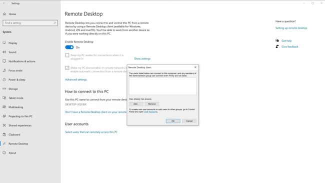 How to set up remote desktop connections in Windows 10 | TechRadar