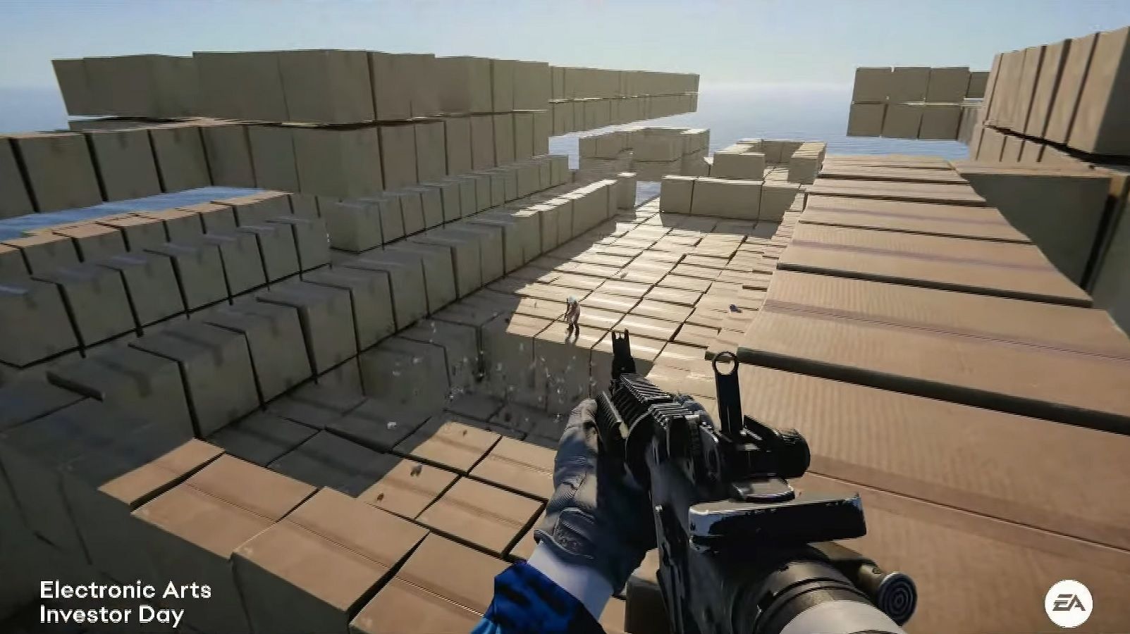 EA's user generated game content demo with AI shows a world of cardboard | Windows Central