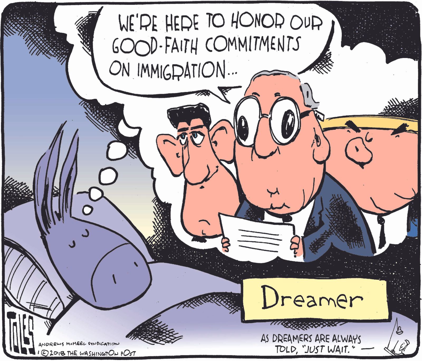 7 brutally hilarious cartoons about Washington's topsy-turvy ...