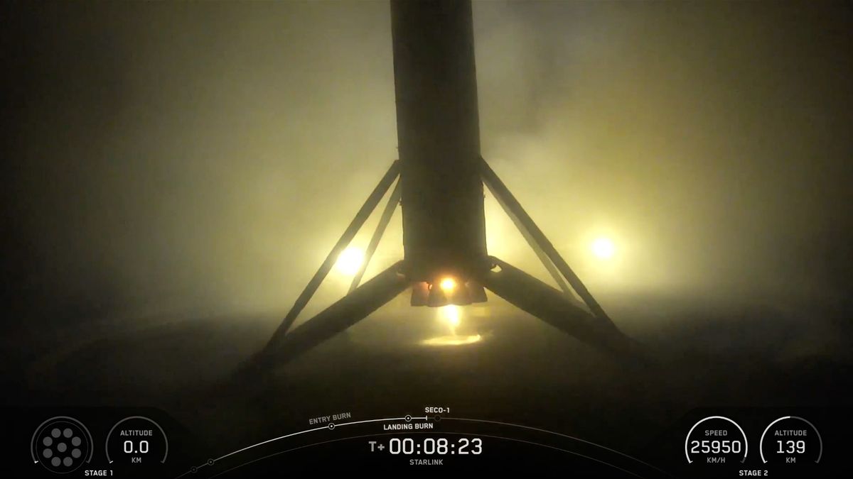 SpaceX launches 24 Starlink internet satellites, lands rocket on ship ...