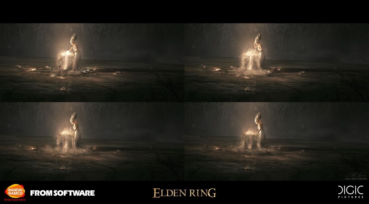 Elden Ring artist shows the work that went into the game’s reveal ...