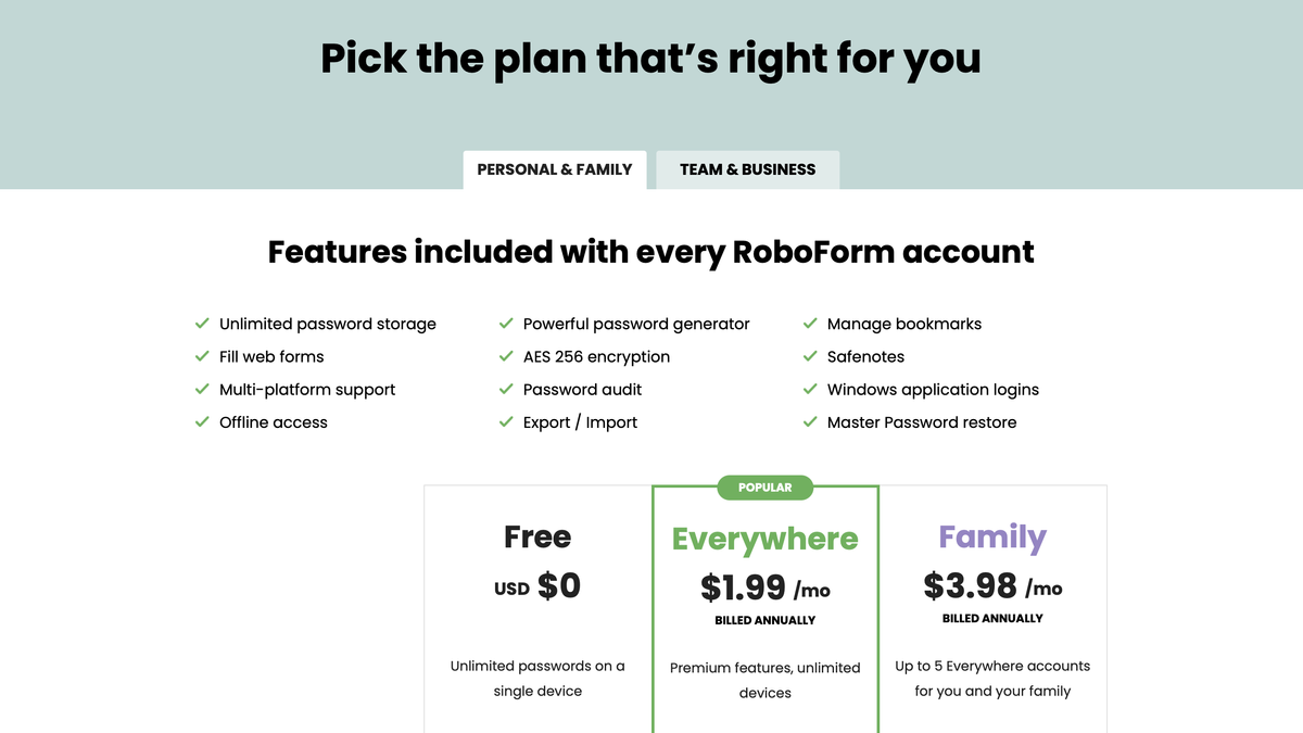 RoboForm Review: Pros & Cons, Features, Ratings, Pricing and more ...