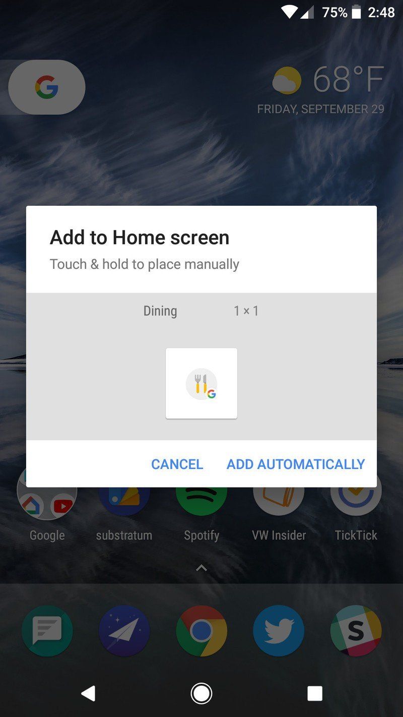Google app now has 3 new home screen shortcuts | Android Central