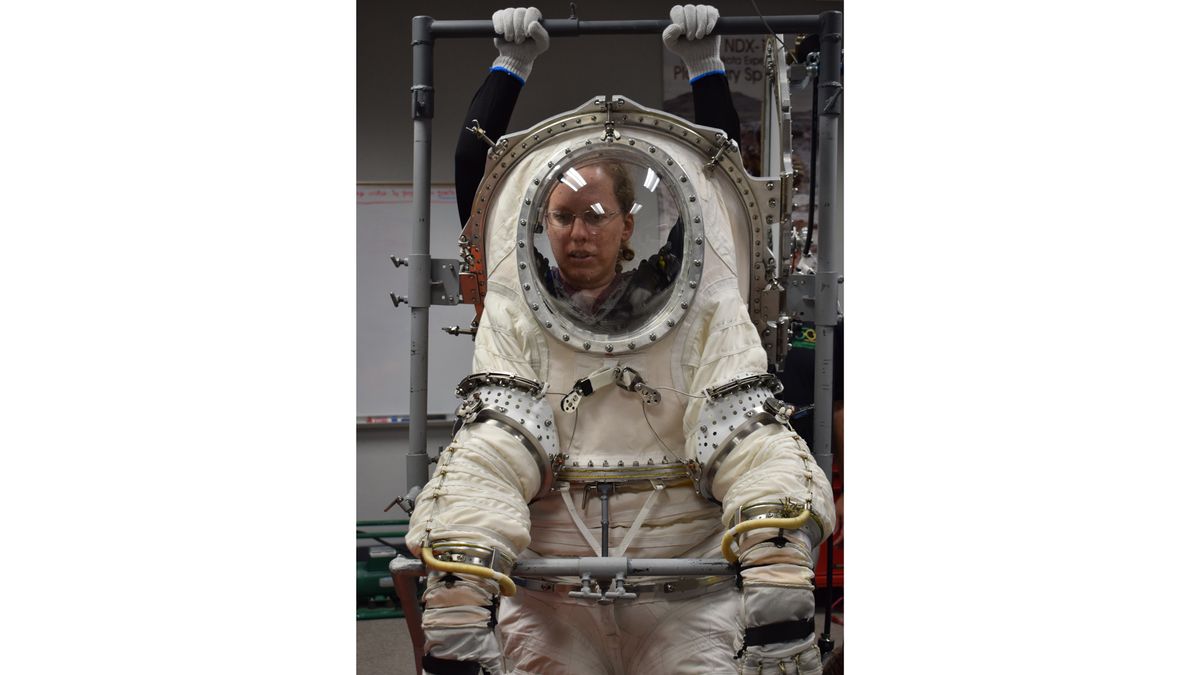 Stellar Threads: Trying on a Spacesuit Brings Thrills and Challenges ...