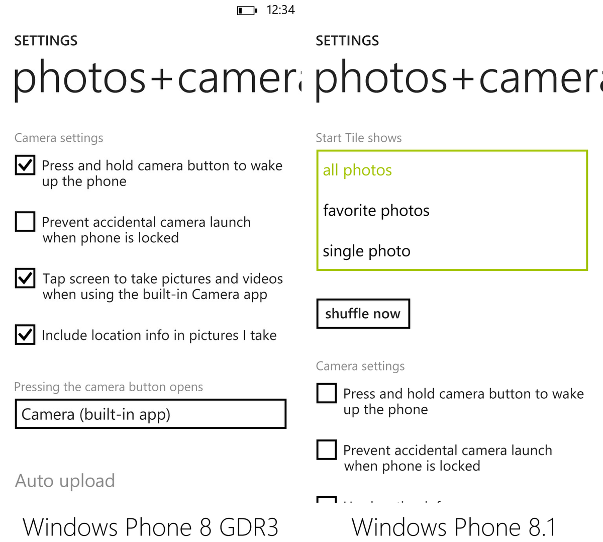 Visualized – Windows Phone 8 versus 8.1 | Windows Central