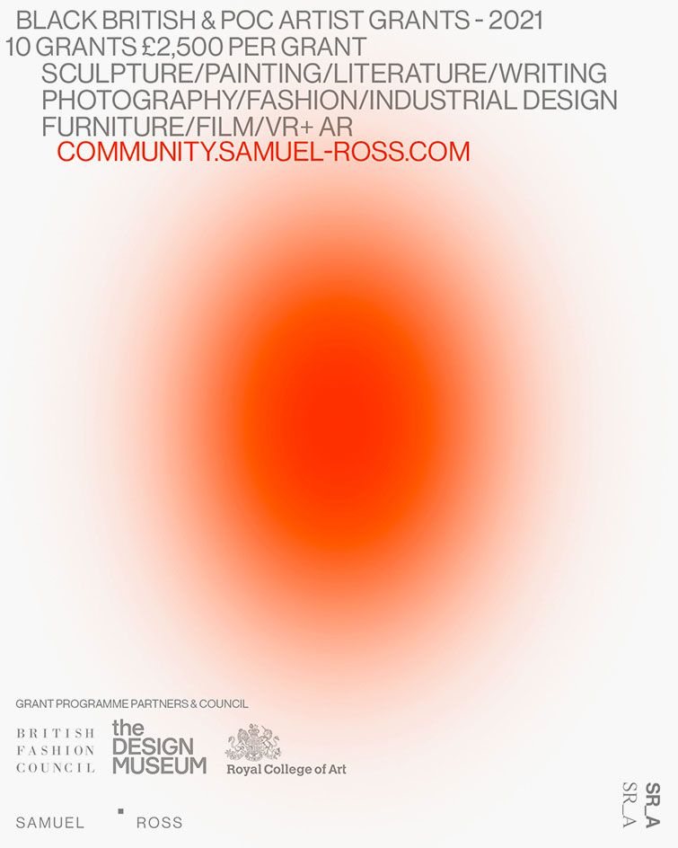Samuel Ross Black British POC Artist Grants 2021 | Wallpaper
