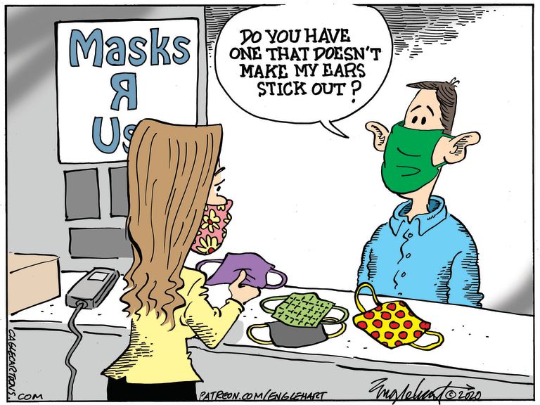 Editorial Cartoon U.S. coronavirus masks | The Week