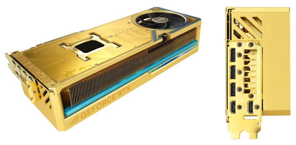 Asus rolls out golden RTX 5090 for buyers with deep pockets — ROG ...