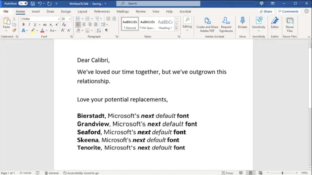 Microsoft wants YOU to choose its new default font | Creative Bloq