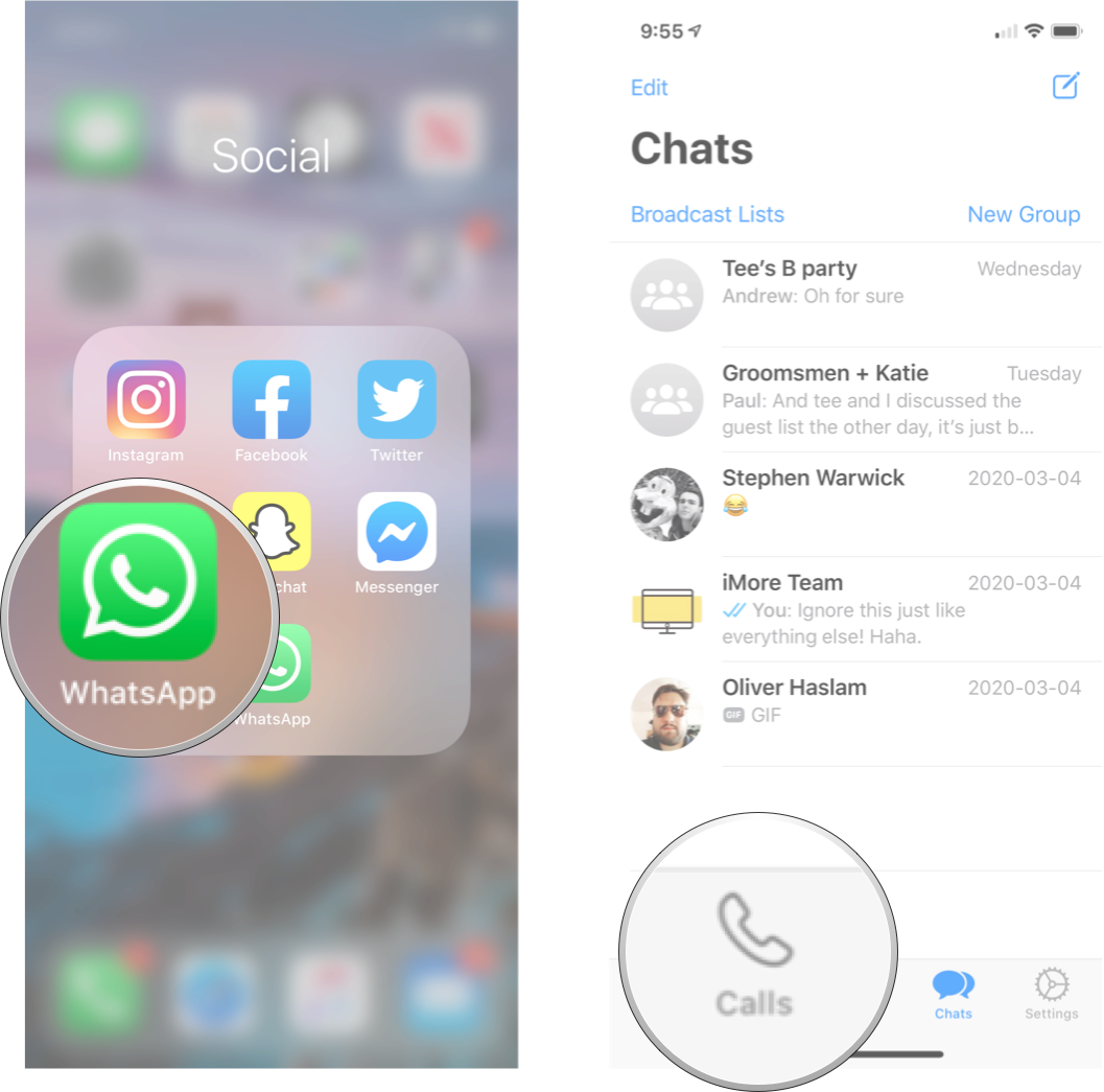 How to make and answer calls in WhatsApp for iPhone | iMore