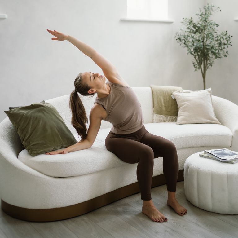 Three seated stretches to promote joint health and better posture you ...