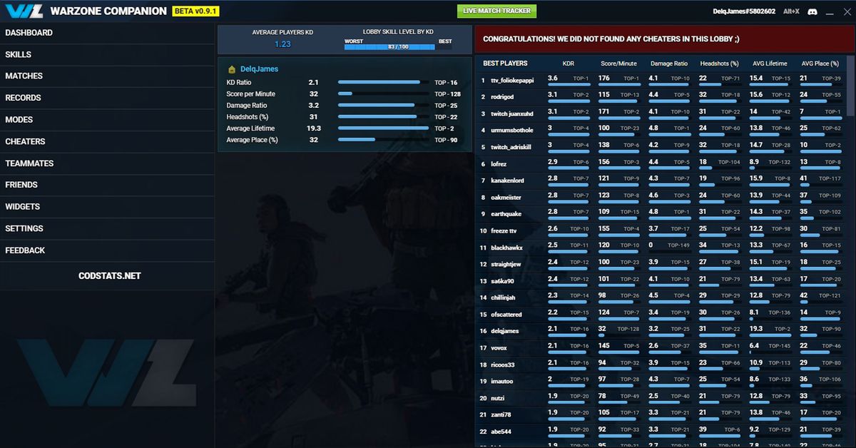 Warzone companion app: How to install the Warzone Overwolf companion ...