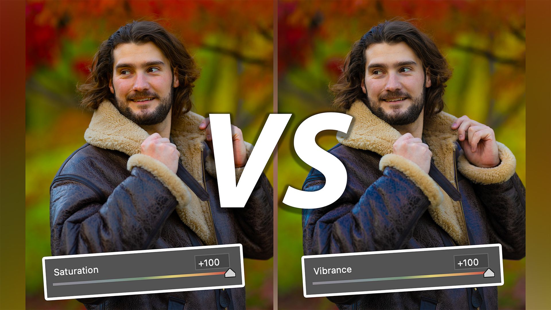 Saturation vs vibrance: What's the difference between these photo ...