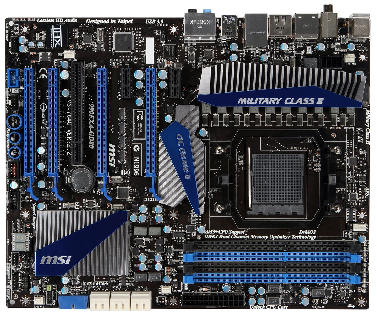 990FX Boards From Asus And MSI - The 990FX Chipset Arrives: AMD And SLI ...