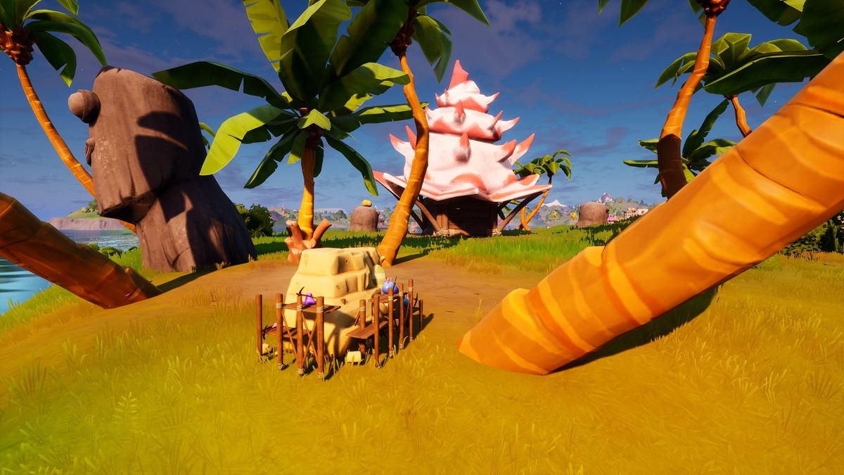 fortnite secret challenge coral buddies stone age locations | PC Gamer