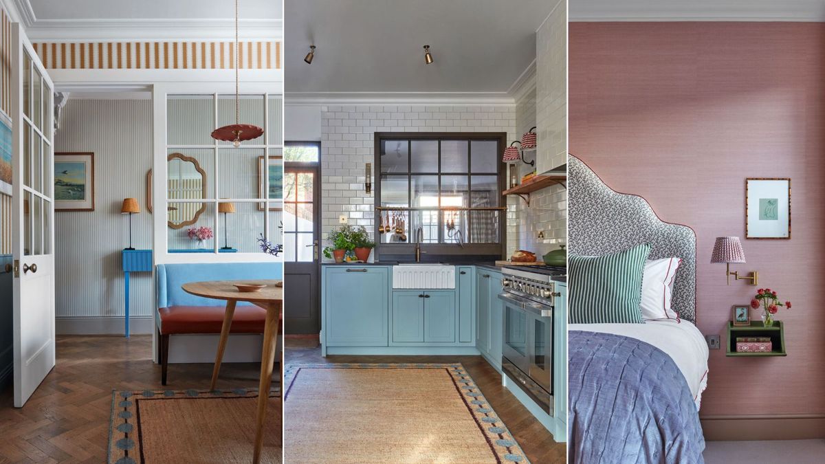 Color, pattern, and texture revive this London townhouse | Homes and ...