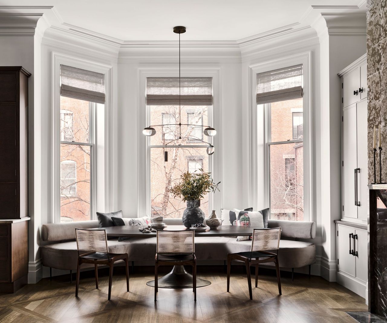 This historic Boston home has a dramatic but elegant interior | Homes ...
