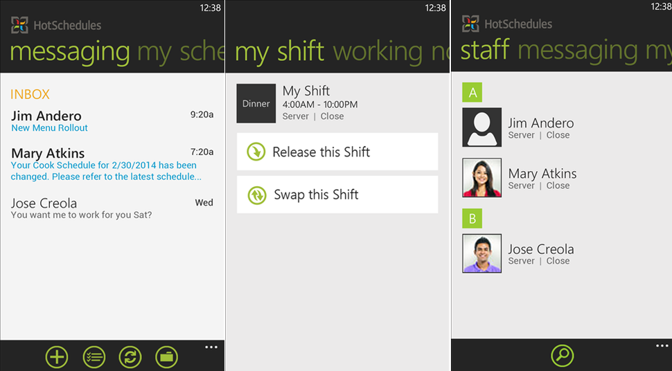 Official HotSchedules app now available for Windows Phone to keep ...