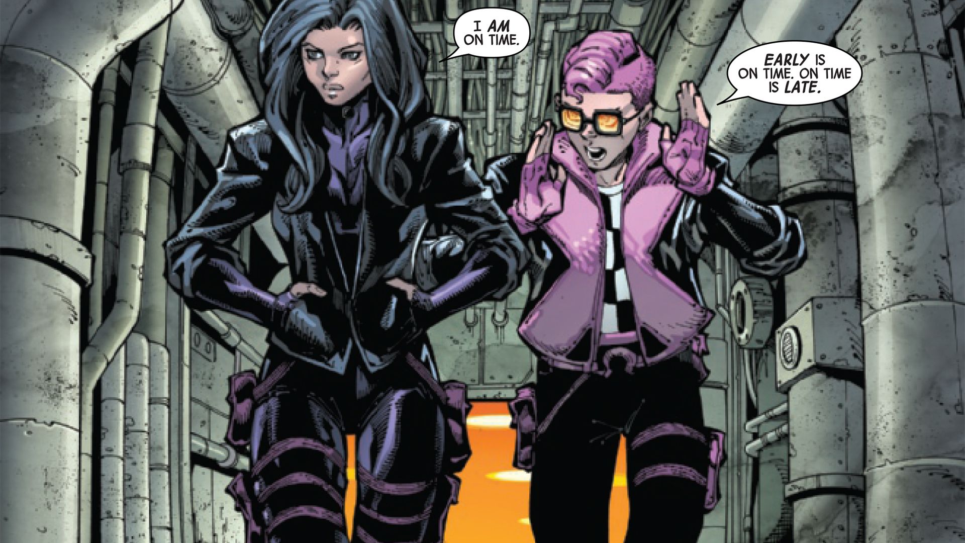 Psylocke and Quentin Quire will have to work together to save a young ...